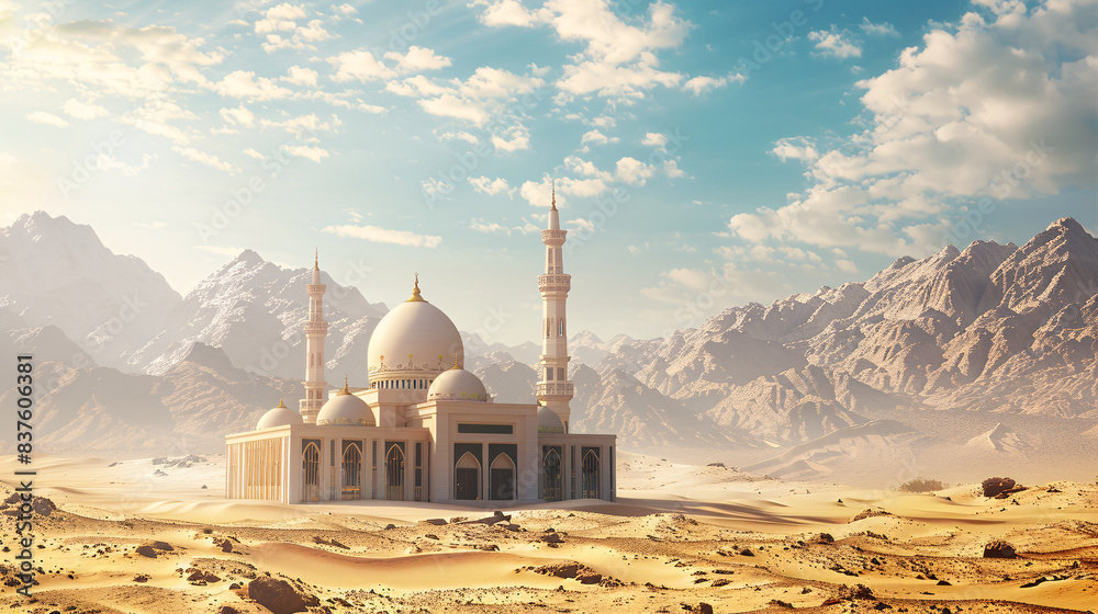 mosque latern islamic eid al adha happy eid adha greeting card ...