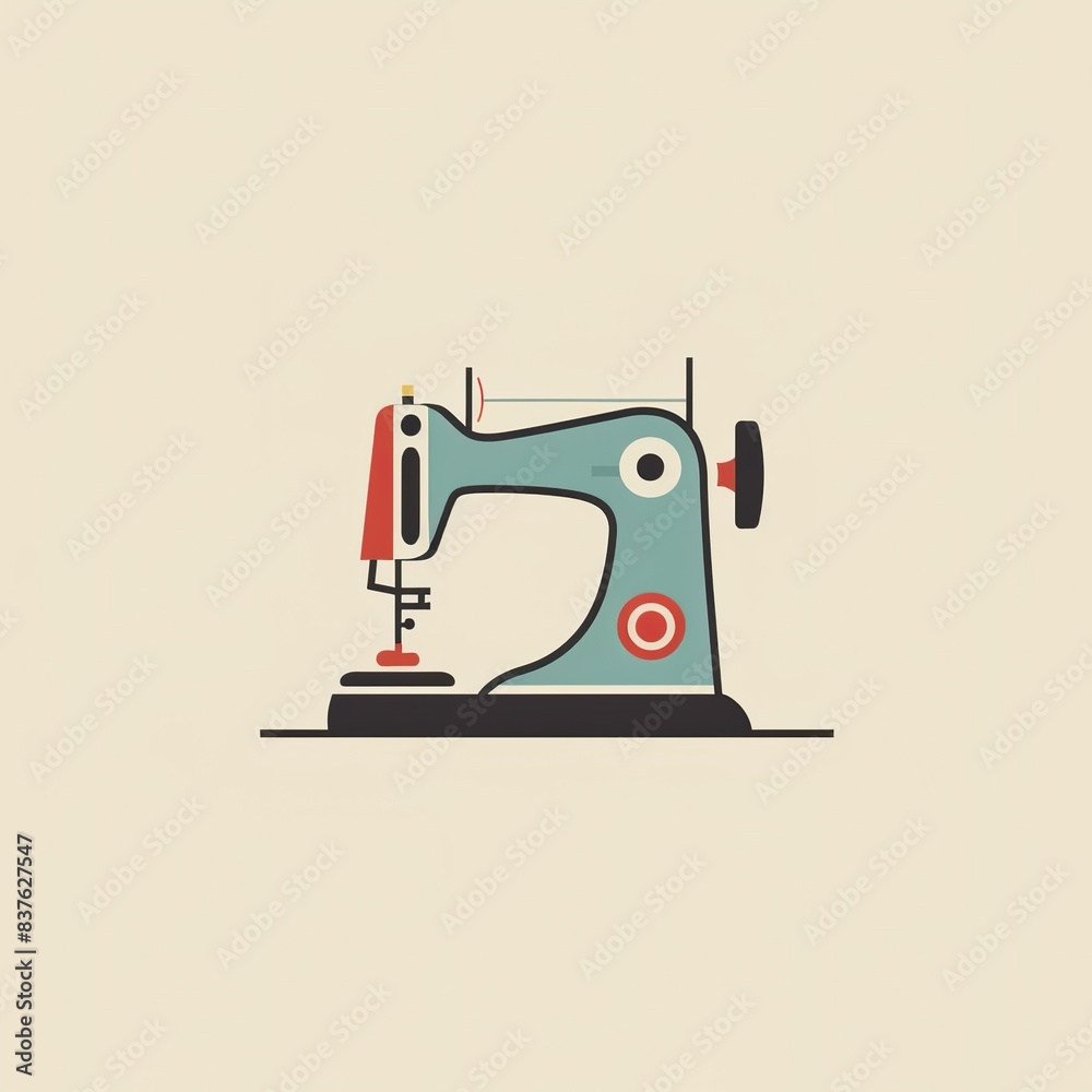 Design a Minimalist logo for a sewing studio. The logo should ...