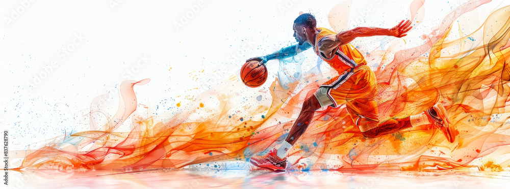 Olympic Sports. Handball. One line drawing on white background ...