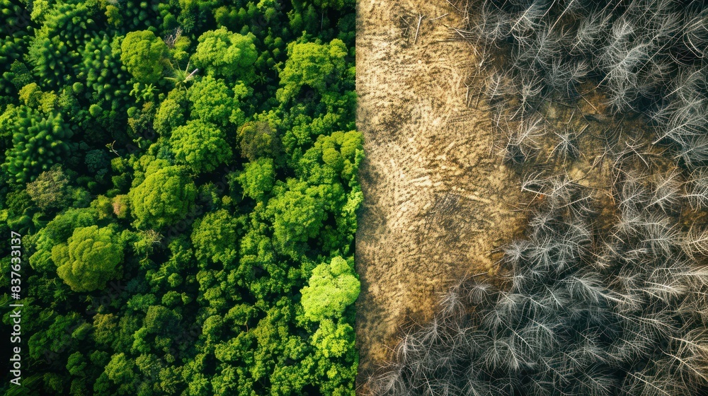 Before and After Deforestation: Capture before-and-after images of a ...