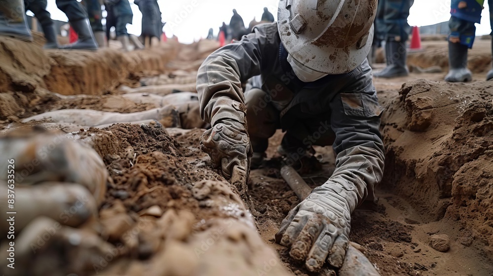 Terracotta Army being unearthed by archaeologists, revealing hidden ...