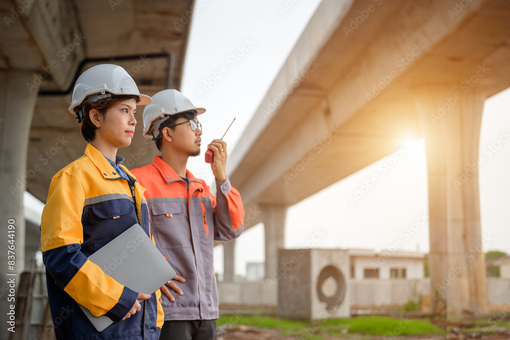 Teamwork between civil engineers and architects oversees the ...