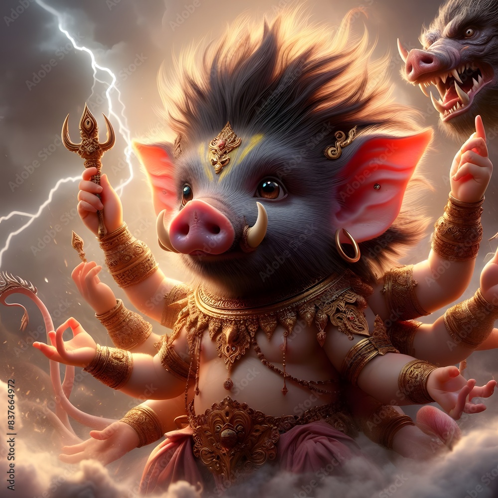 Varaha avatar of Vishnu | Varaha, the 3rd avatar of Lord Vishnu | The ...