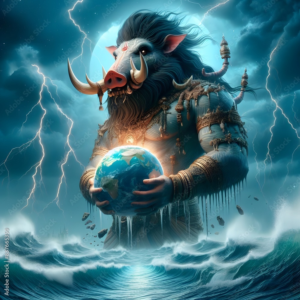 Varaha avatar of Vishnu | Varaha, the 3rd avatar of Lord Vishnu | The ...