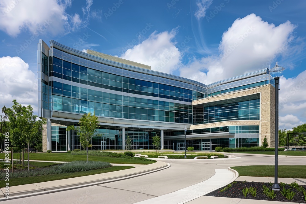 Professional Photography of the exterior of the corporate headquarters ...