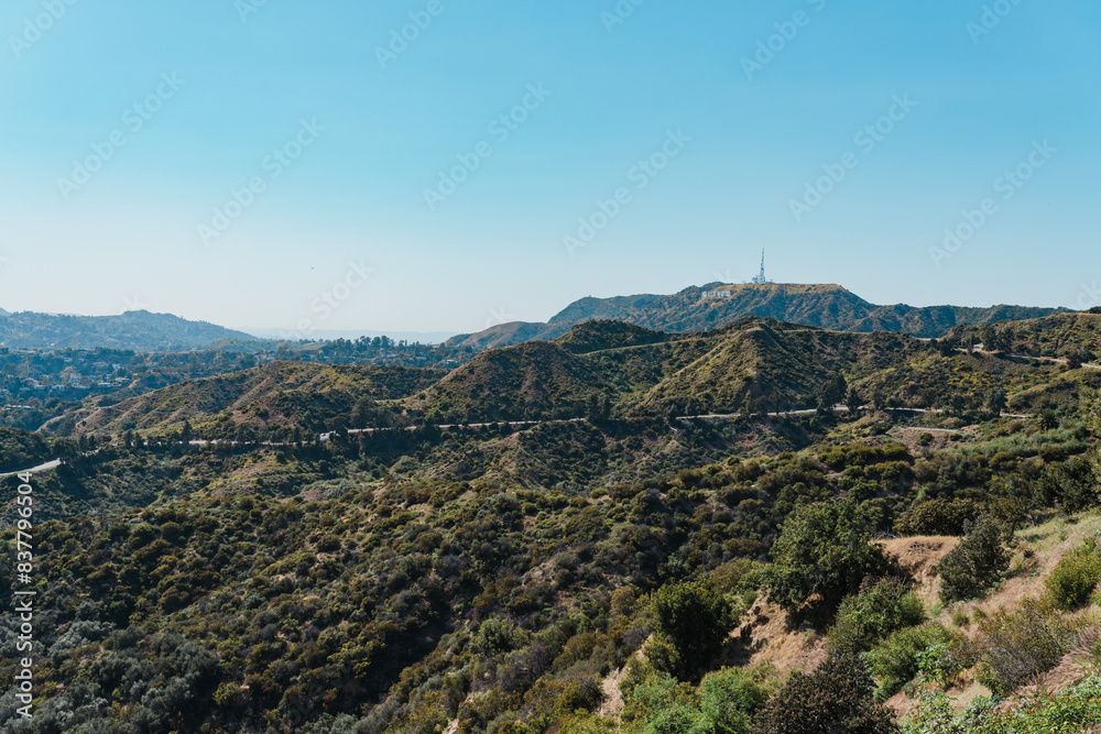 Hollywood Sign / Mount Lee Radio Transmitter，Griffith Observatory, Los ...