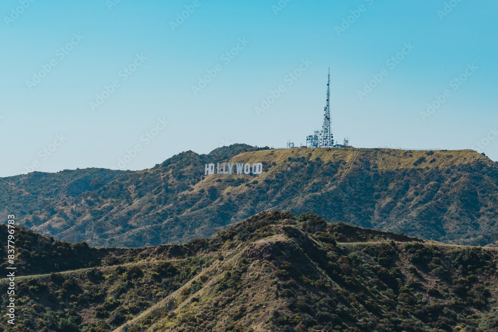 Hollywood Sign / Mount Lee Radio Transmitter，Griffith Observatory, Los ...