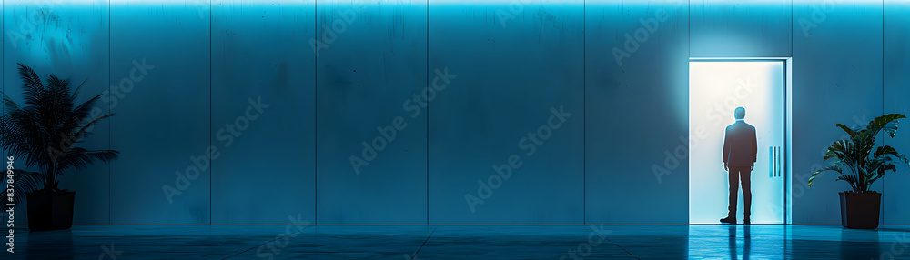 Photo realistic of a professional employee with an exit interview ...