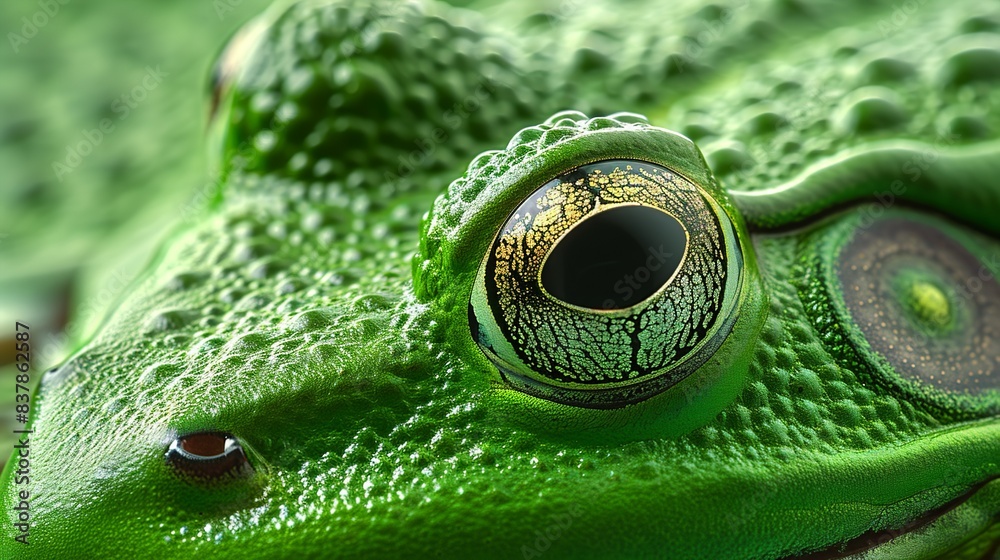 High-resolution illustration of frog skin, showcasing its smooth, moist ...