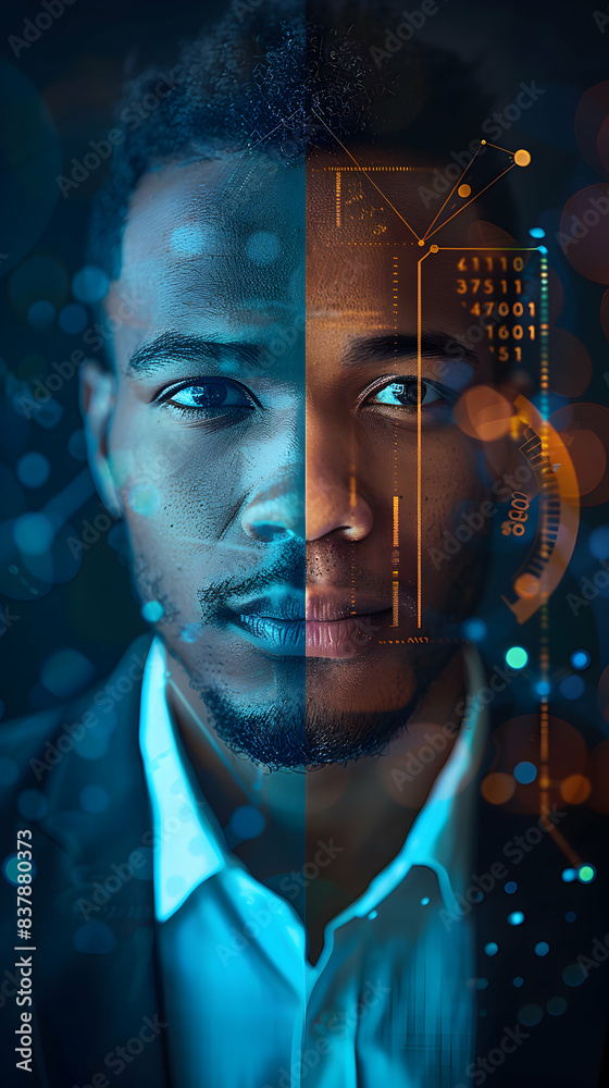 Photo Realistic Procurement Manager With Vendor Comparison Concept A 7659