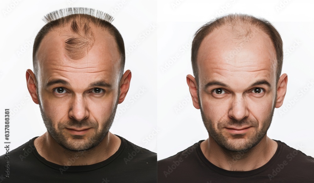A visual journey to success for men with hair loss: before and after ...