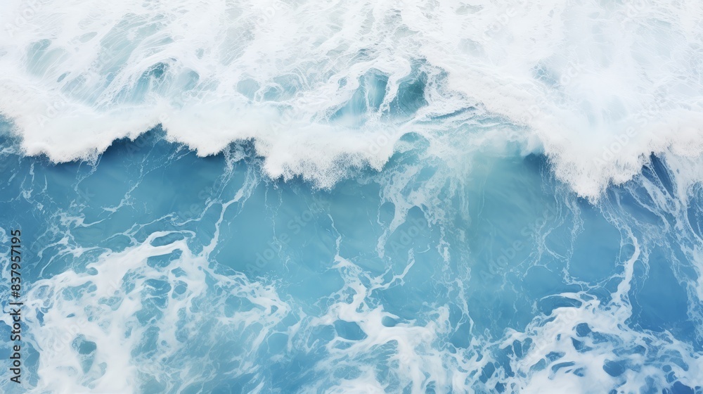 Nature background of Waves sea water surface ocean background, Bird's ...