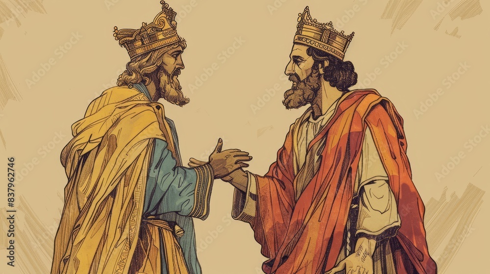 Biblical Illustration of the Parable of the Unforgiving Servant ...