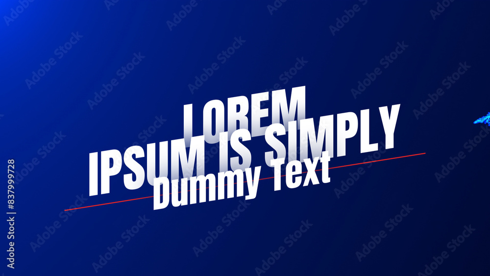 Minimalist Text Animation Stock Template | Adobe Stock