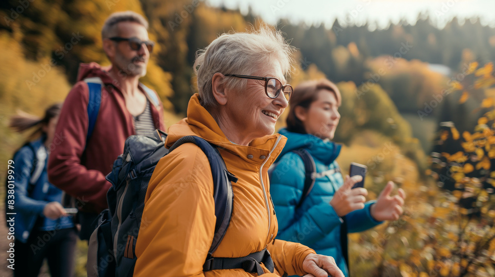 Wellness Wearables for All Ages: A family wearing fitness trackers and ...