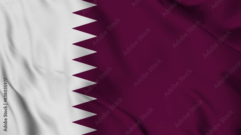 Qatar Flag Animation