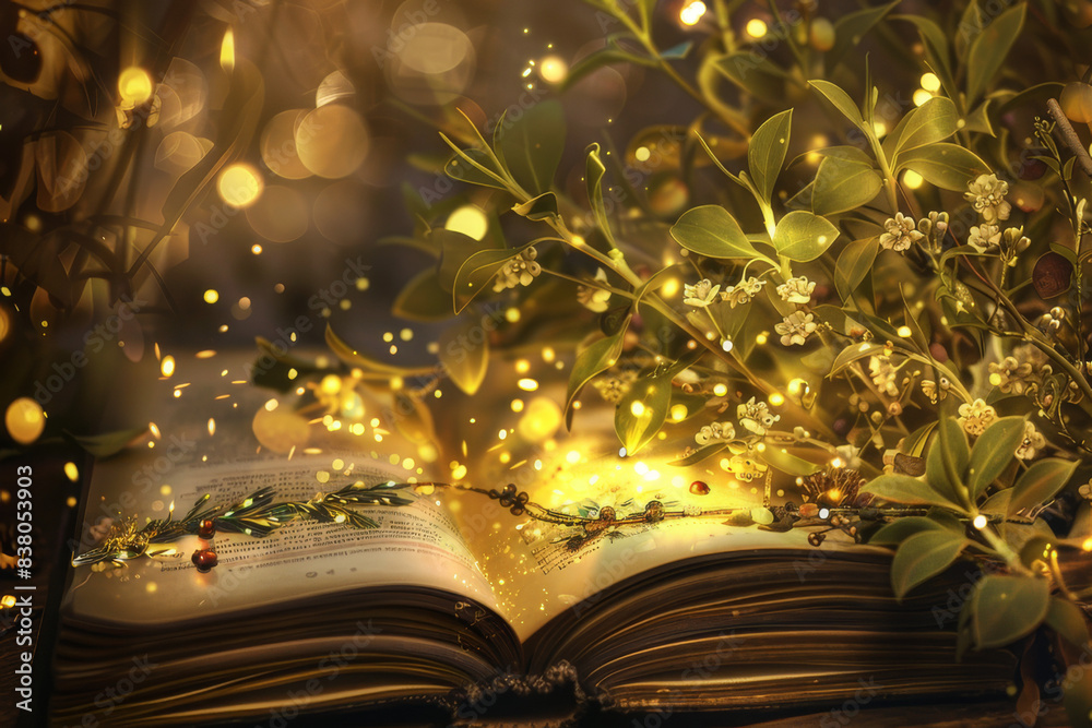 An image depicting an open book or storyteller sharing the myths and ...