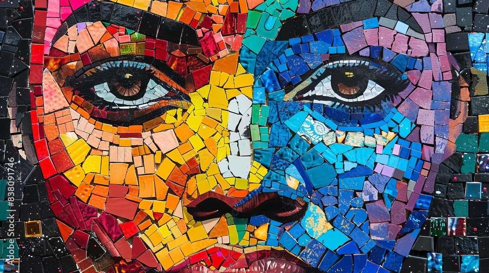 Community art project creating a Juneteenth mosaic, symbolizing unity ...