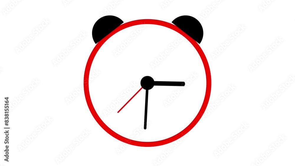 A classic clock icon with a circular face, hour and minute hands, and ...