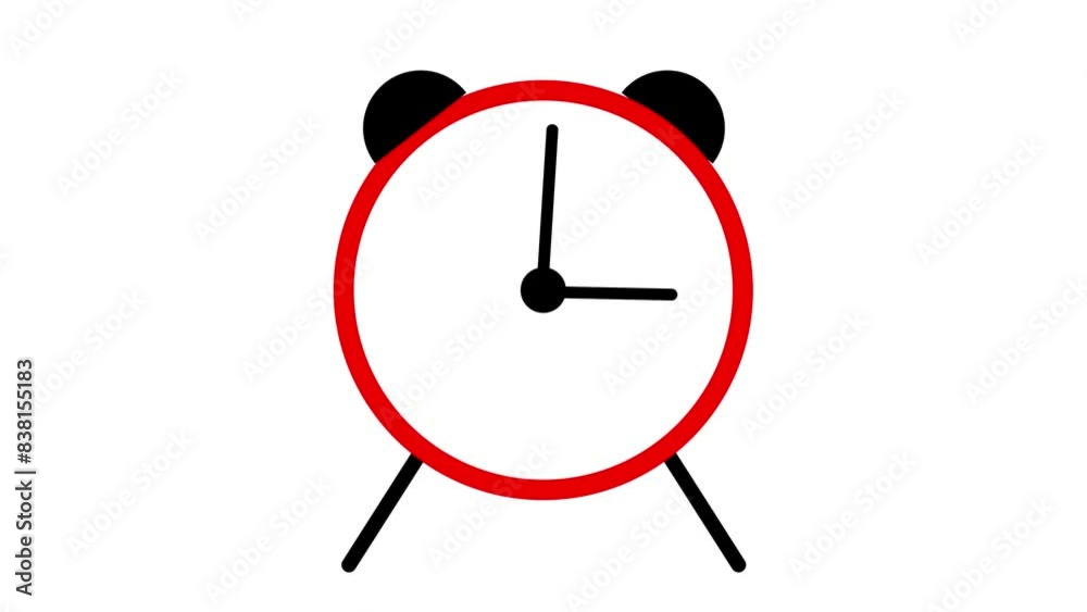 A classic clock icon with a circular face, hour and minute hands, and ...