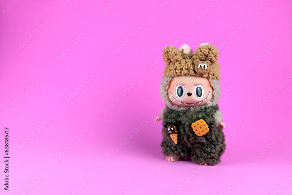 art toys Labubu key chain collection from Pop Mart blind box ...