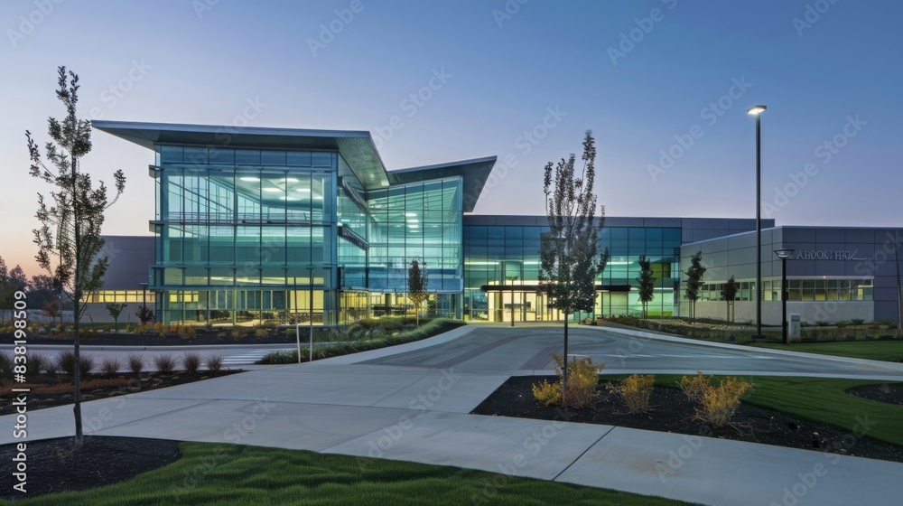 Development of a high-tech defense facility, featuring advanced ...