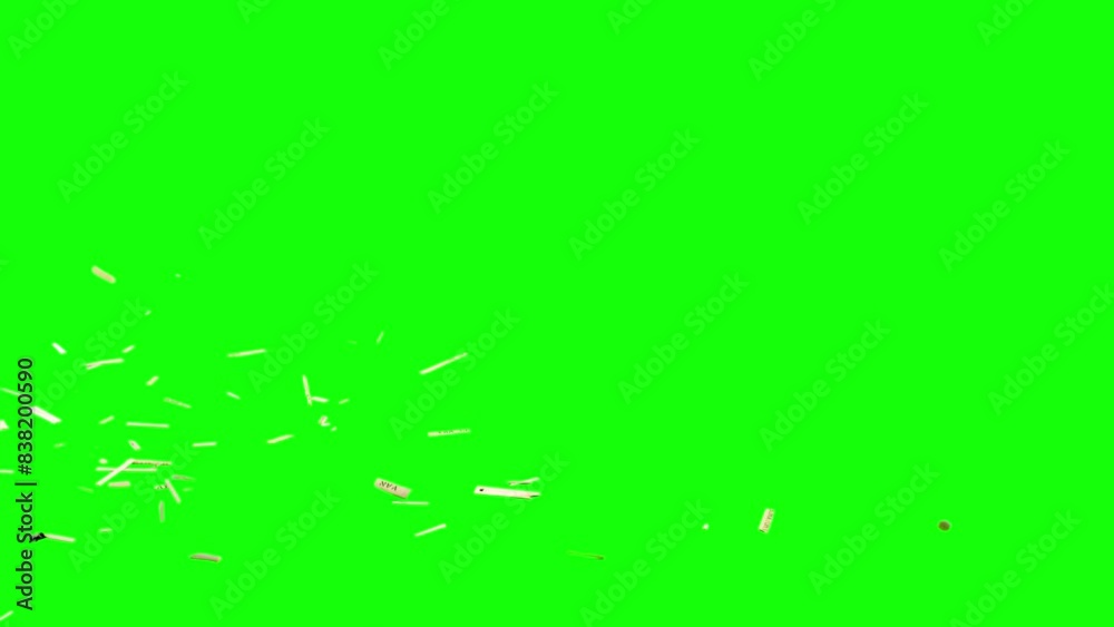 Wood - Debris Wood Side - mp4 - Green Screen Debris Effects: Alpha ...