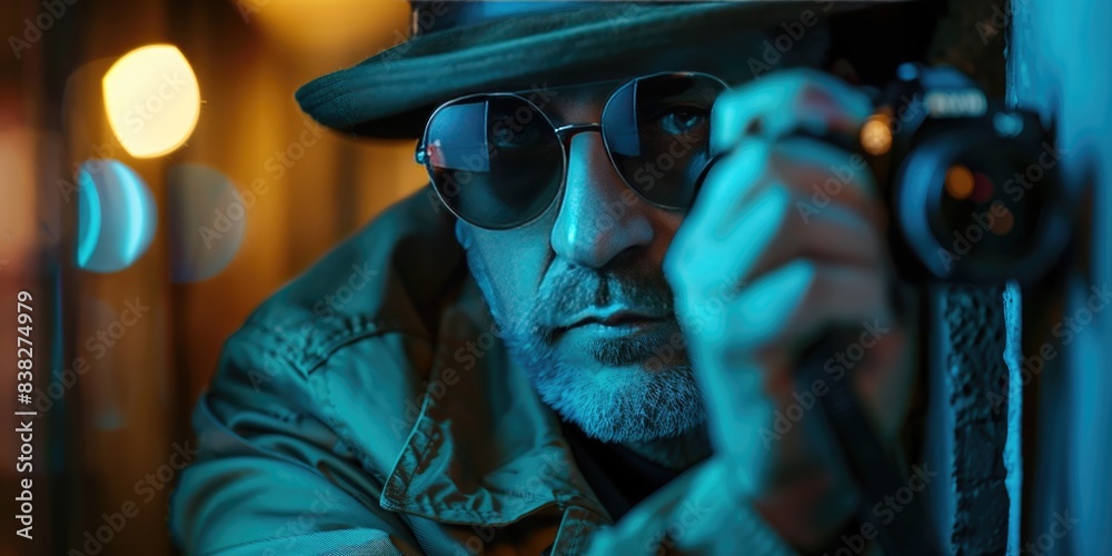 Spy paparazzi photographer, Peeping Spying and Surveillance, Secret ...