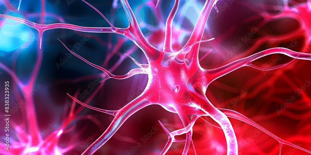 Understanding the impact of neurological symptoms in MS patients and treatment options. Concept ...