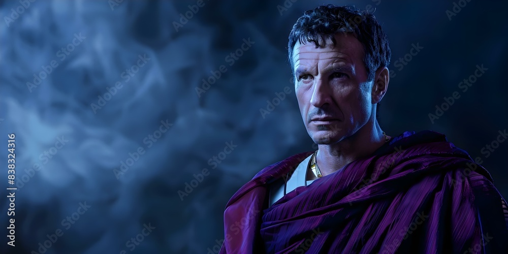 Iconic Historical Figure Julius Caesar, Roman General and Statesman ...