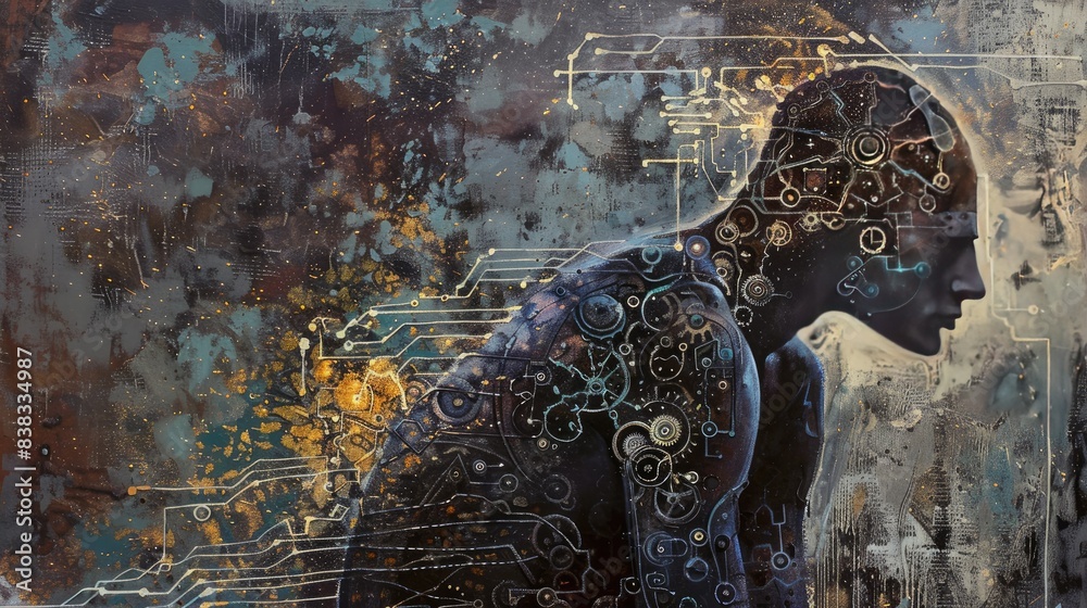 full body of a vulnerable person who is standing. they are in shame and ...