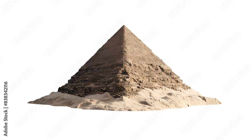 Illustration of various pyramid shapes including a pyramid of pyramids ...