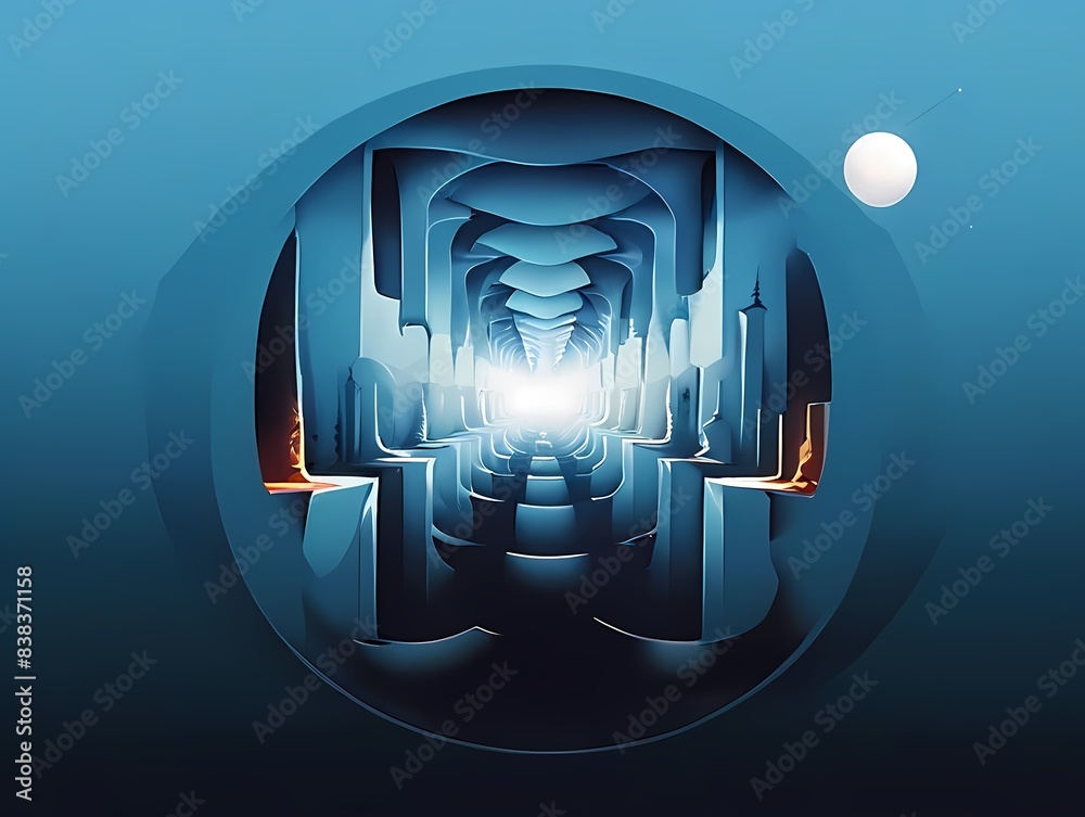 Enigmatic Surrealist Dreamscape: Illusionary Elements and Imaginative ...