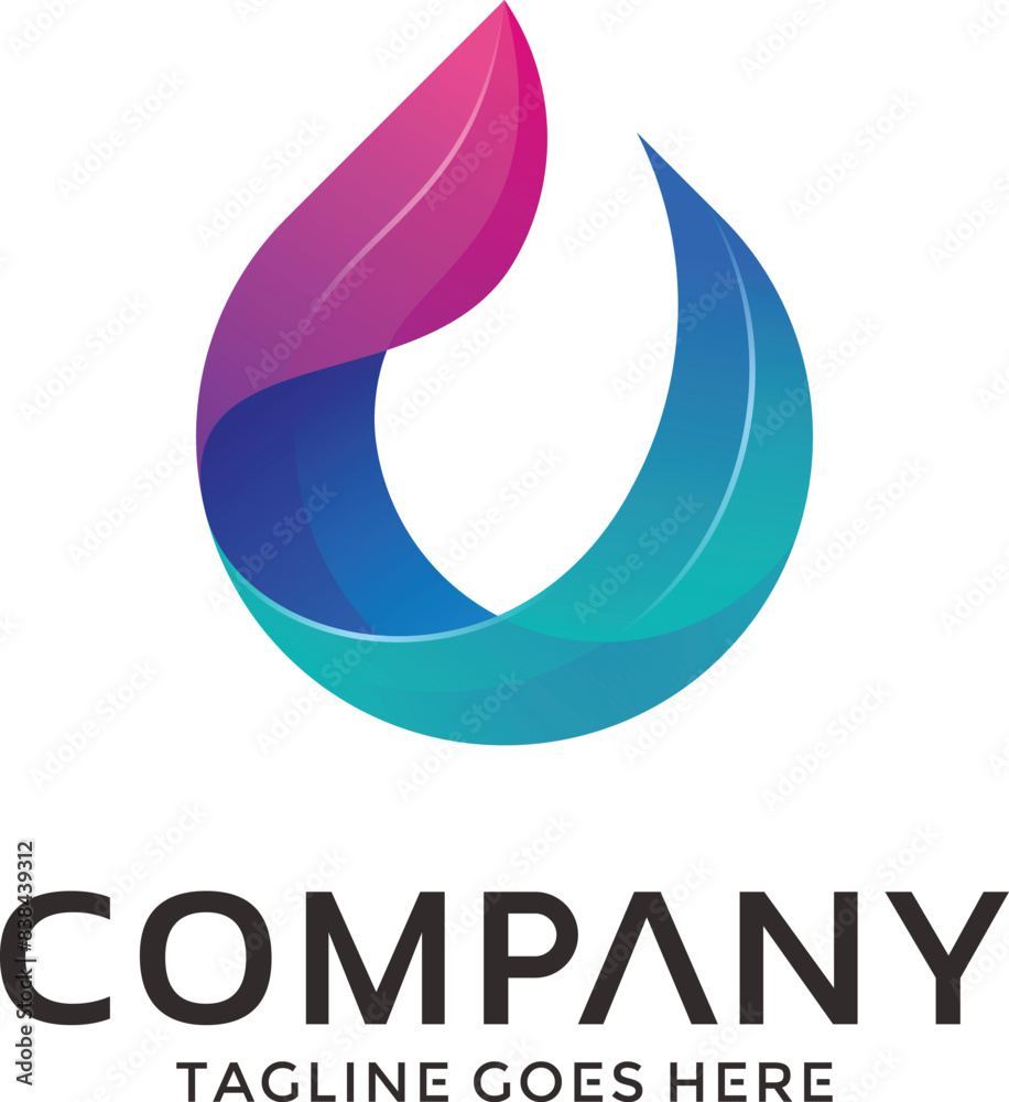 Tech Logo Bulb Logo Vector Logo Layer Logo Circle Logo Design Stock Vector Adobe Stock