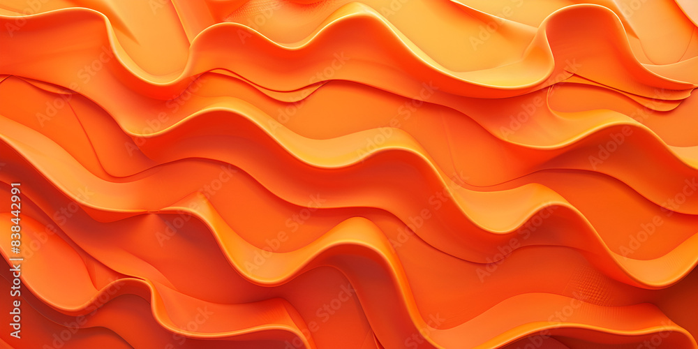 Seamless Pattern Line Waves Background ,Retro orange stripes distorted ...