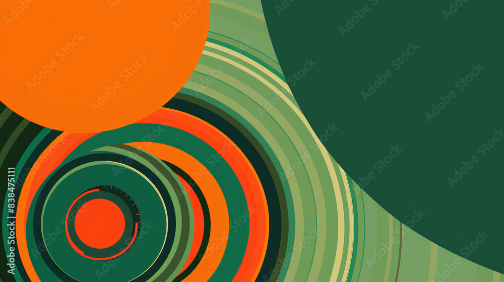 a simple and minimalist style showcasing a circular design adorned with ...
