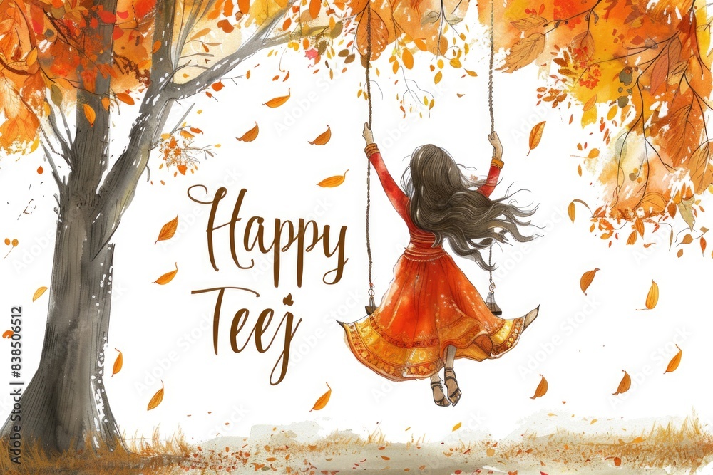 Teej festivity: happy teej - marking the occasion of Teej with joyous ...