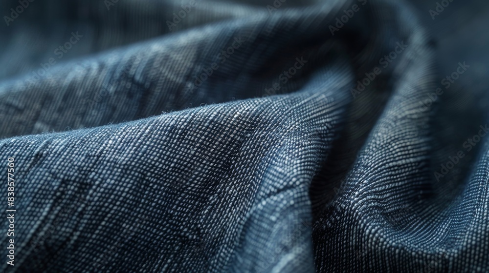 The gentle sheen of this brushed denim is enhanced by the subtle ...