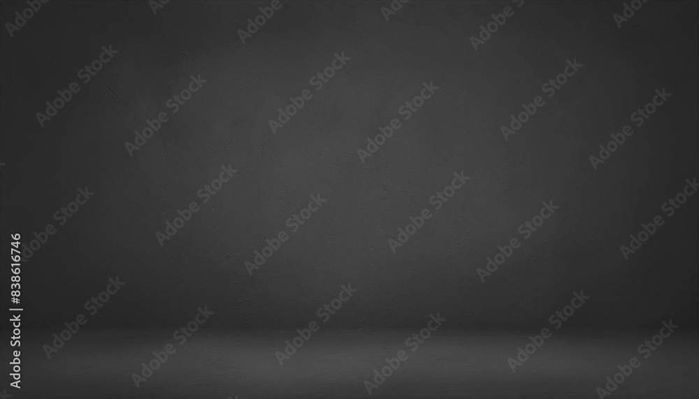 Abstract empty dark studio background. Scene for advertising, showcase ...