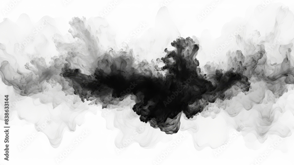 Transform your space with a classic ink blot texture in a flat ...