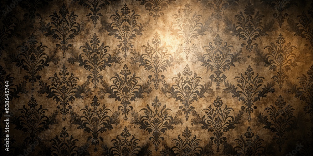 Dark vintage style photography background sheet with black shadows ...