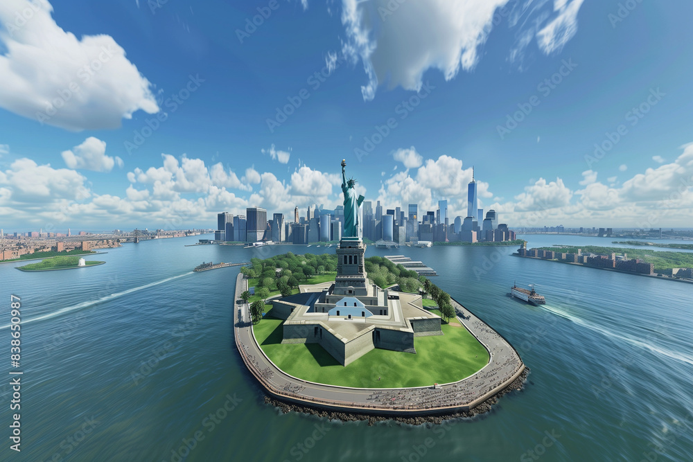 Create a virtual reality experience that allows users to explore New ...