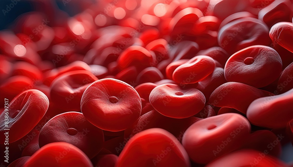 Red Blood Cells Health and Circulatory System Stock Illustration ...