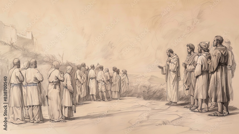 Covenant Renewal and Joshua's Farewell: Joshua 24 Biblical Illustration ...