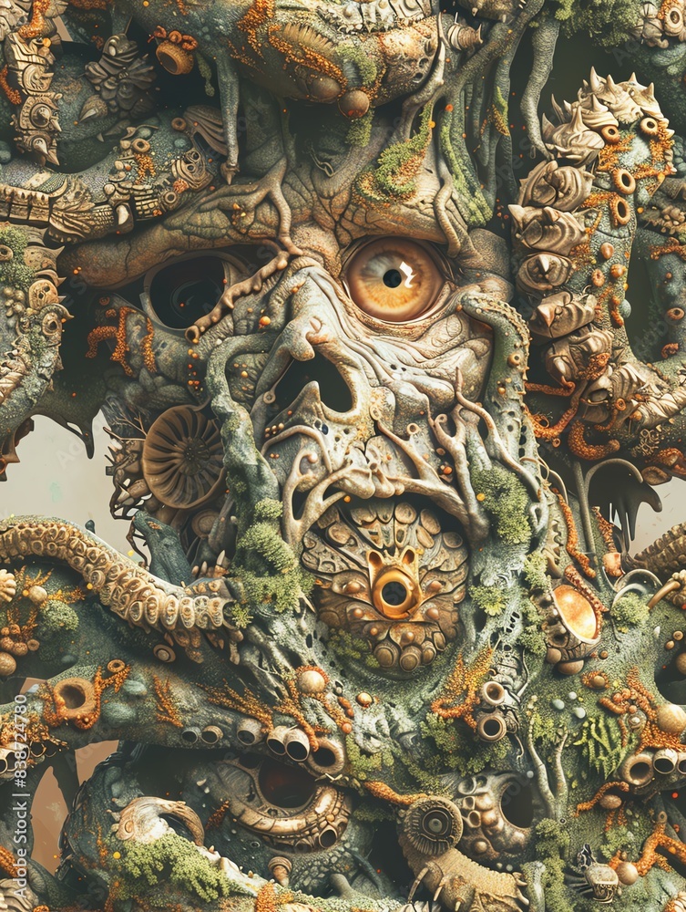 29 Evolution of a cyclops, one-eyed giant, growth stages, mythical ...