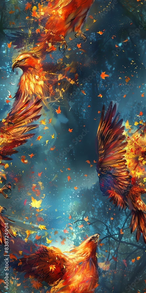 39 Evolution of a roc, bird to giant predator, stages of flight ...