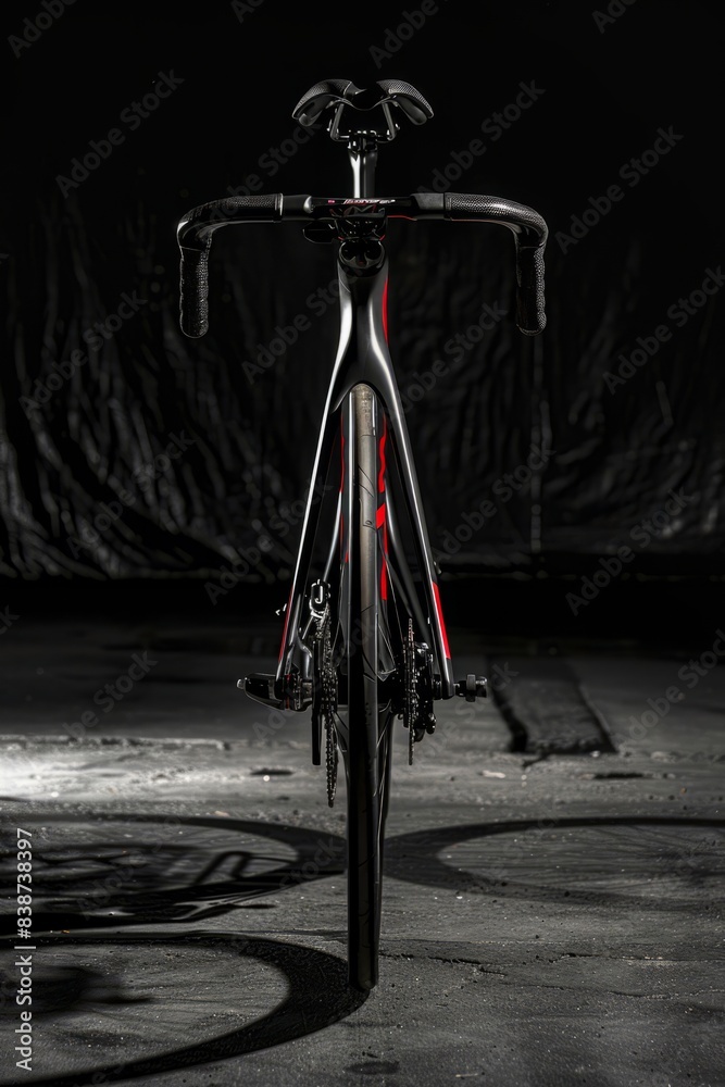 Professional Photography of a high-performance bicycle built for speed ...