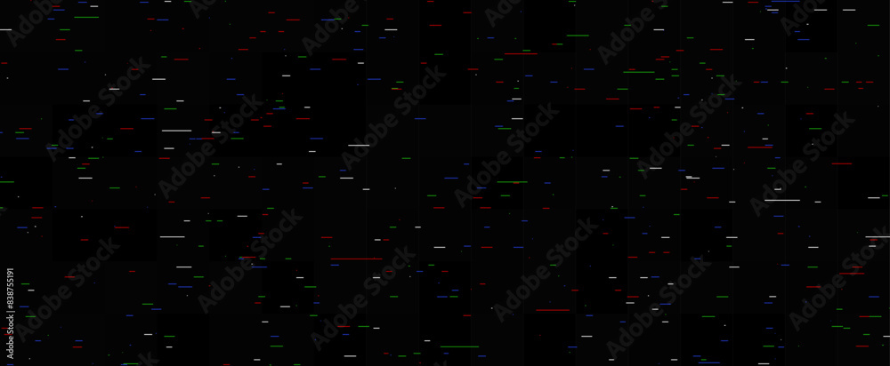 Tv video noise texture template. Rippled video tape background. Glitch ...