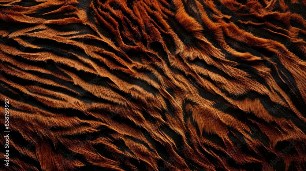 Explore the classic beauty of tiger stripes with muted tones and ...