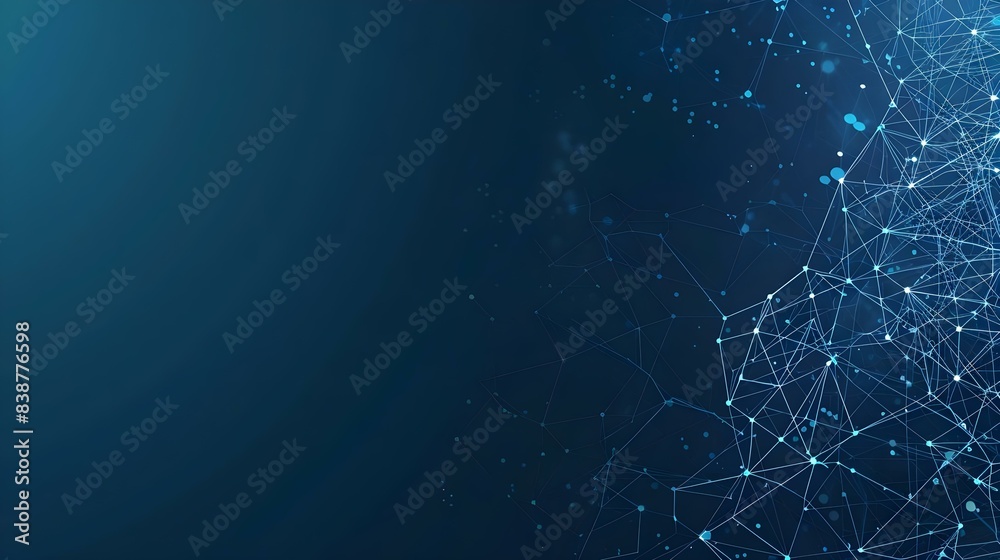 Technical network banner background Stock Photo | Adobe Stock